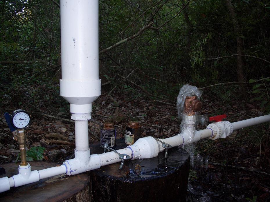 My Homestead. Cabin and ram pump pictures